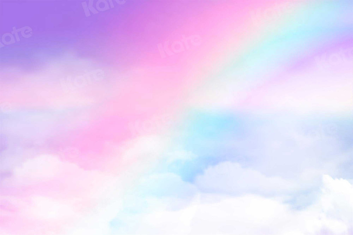 Bunte Wolken Regenbogen Himmel Potography Hintergrund KAT- 76 ...